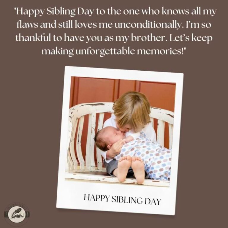 150+ Best National Siblings Day Quotes in English - Shayari lyrics